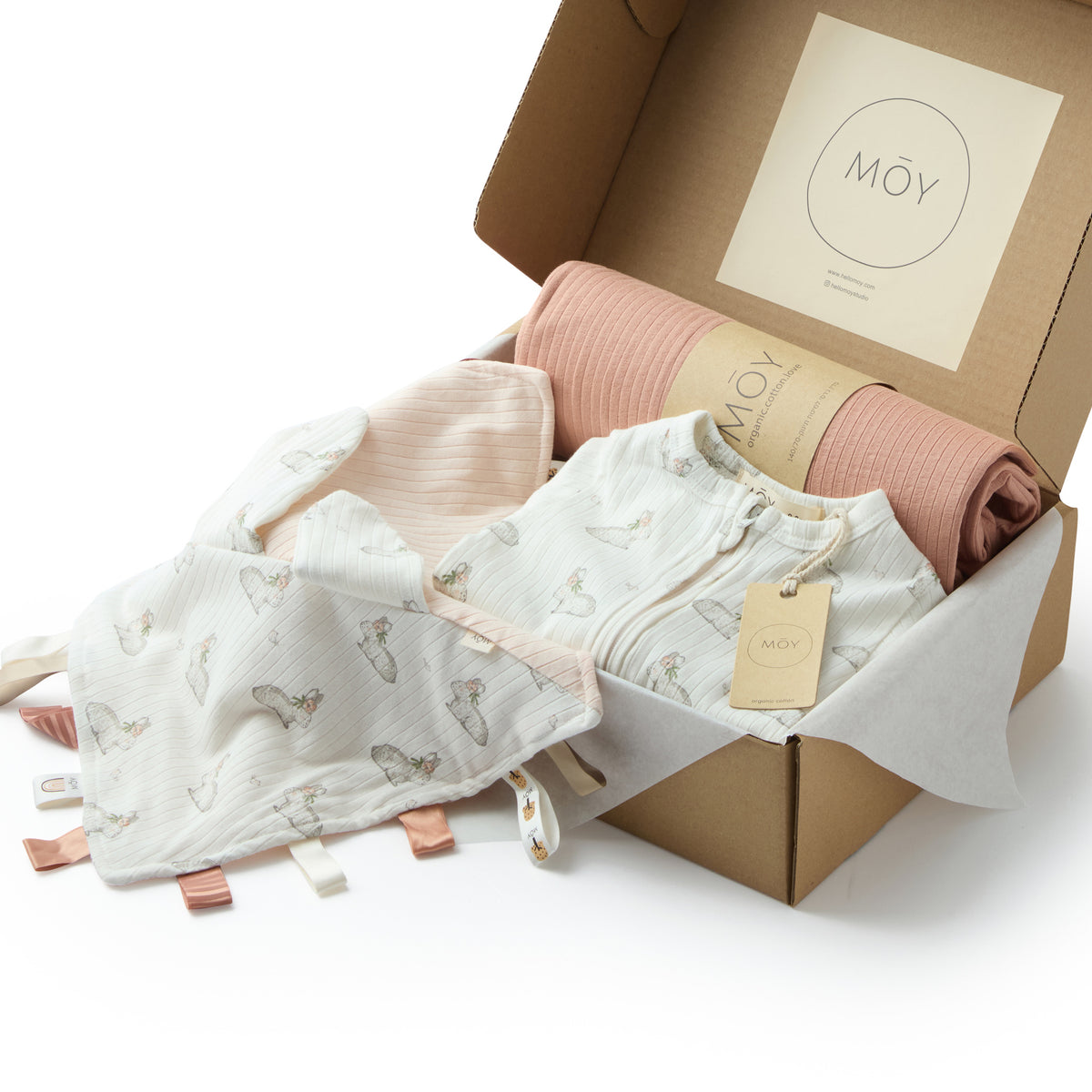 מארז ״לולה״ ורוד ארנבות – Moy Studio